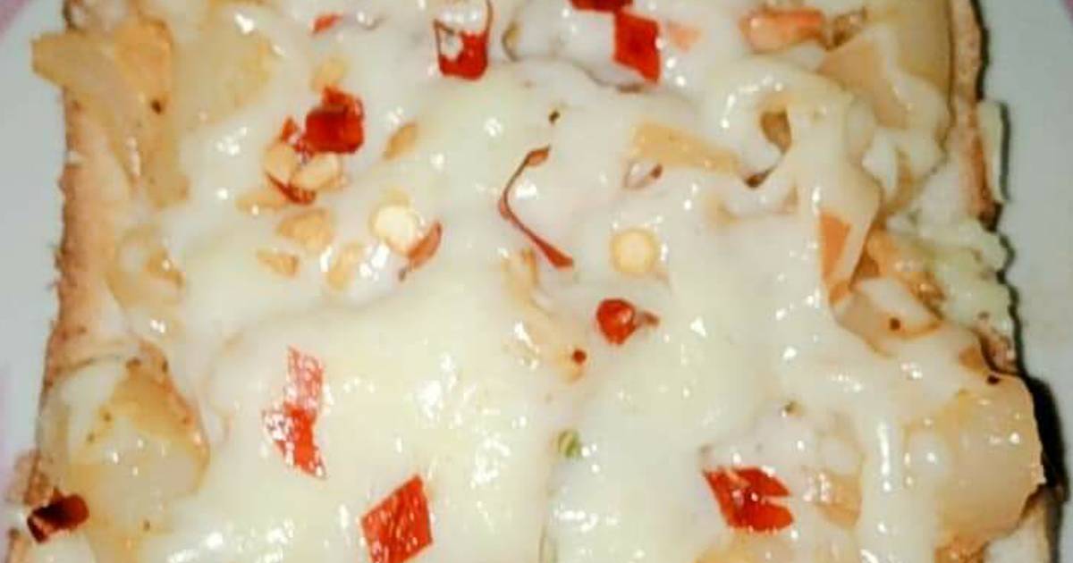 Chicken Cheesy toast Recipe by Anam Sayyed - Cookpad