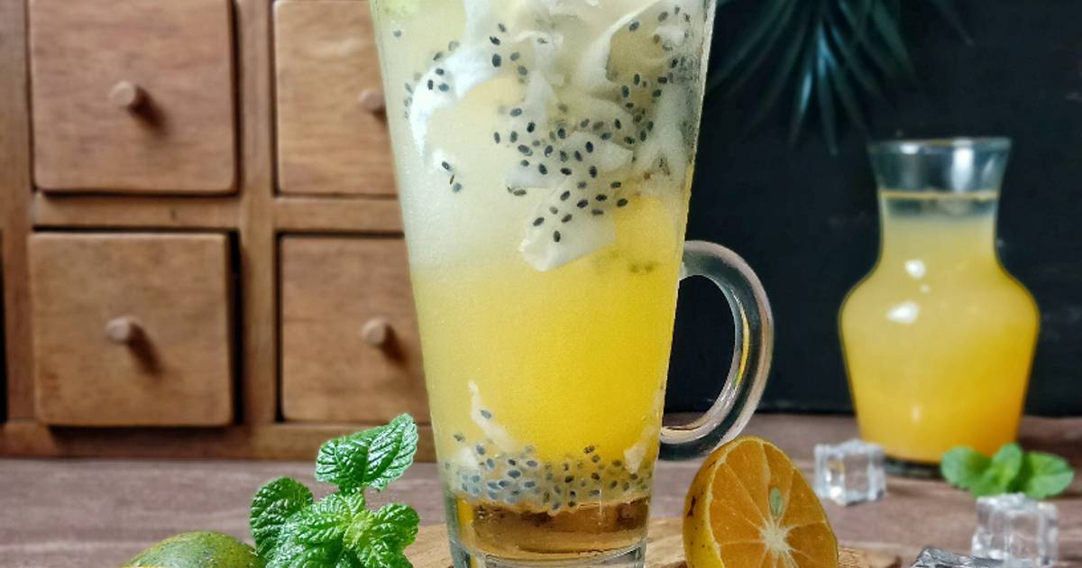 Resep Es Jeruk Kelapa oleh Dapoerliandra - Cookpad