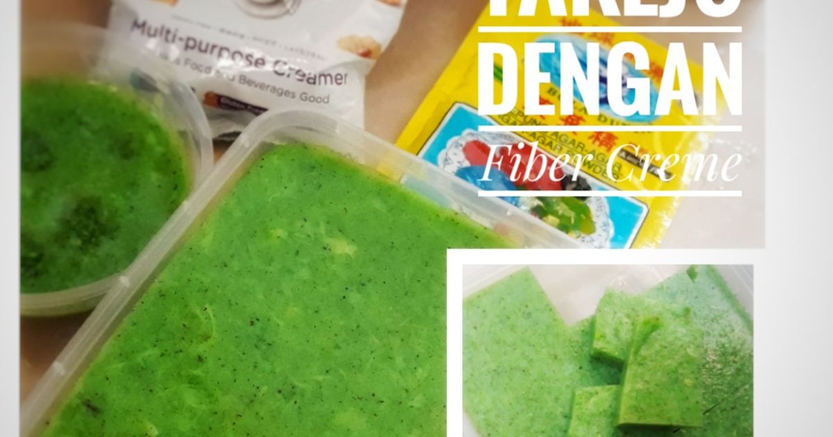 Resep Puding Tape Ketan Ijo Dengan Fiber Creme oleh Siva Alesha_Kitchen ...