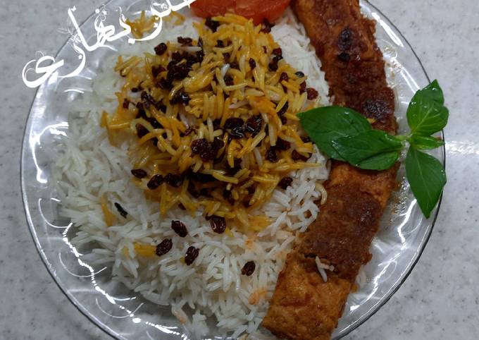 طرز تهیه کباب تابه ای دو رنگ ساده و خوشمزه توسط دختر بهاری کوکپد