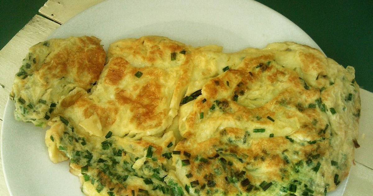 Tortilla asiática con cebollinos Receta de 🍏 La Cocinera Novata - Cookpad