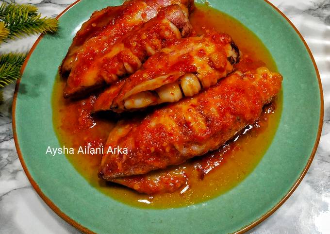 Resep Cumi Goreng Balado oleh Aysha Ailani Arka - Cookpad