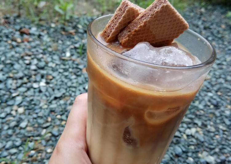 Tutorial membuat Es Kopi Gula Merah atau Kopi Kekinian 😁