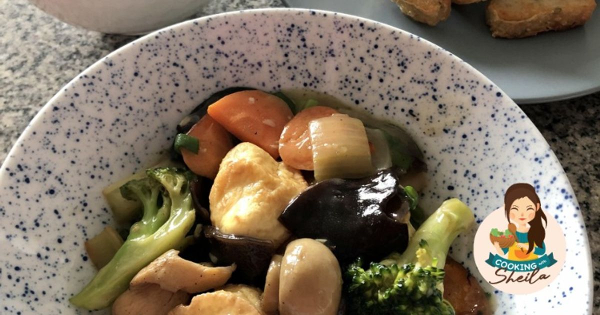 Resep Sapo Tahu Ayam Jamur oleh Cooking with Sheila - Cookpad