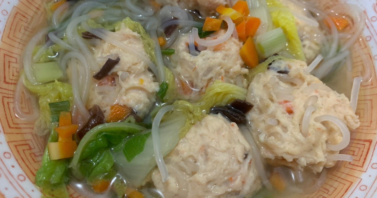 Resep Bakso Lohoa (Ayam Udang) oleh Giskameilia - Cookpad