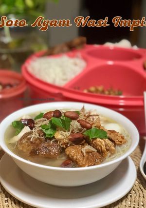 Resipi Soto Ayam Nasi Impit oleh Dapur Yusfarisyia - Cookpad