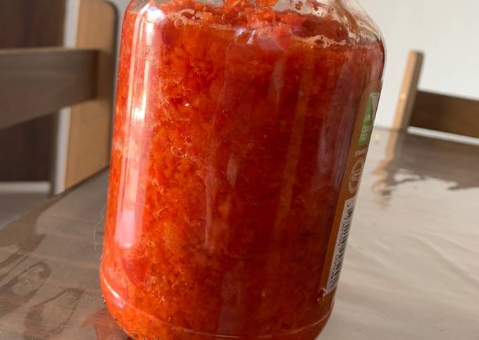 Conserva de morrón 🔥 Receta de Agustina ☀️☀️- Cookpad