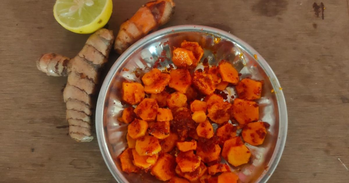 Sudha ben દ્વારા રેસીપી હળદર નું અથાણું (Haldar Athanu Recipe In ...