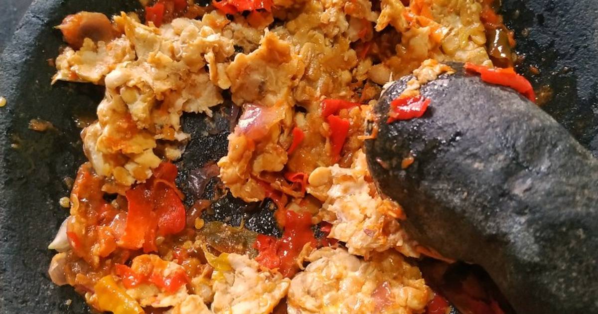 30 resep tempe tumbuk belacan enak dan mudah - Cookpad
