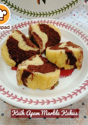 Resipi 👩‍🍳Kuih Apam Marble Kukus oleh Mahadiah - Cookpad