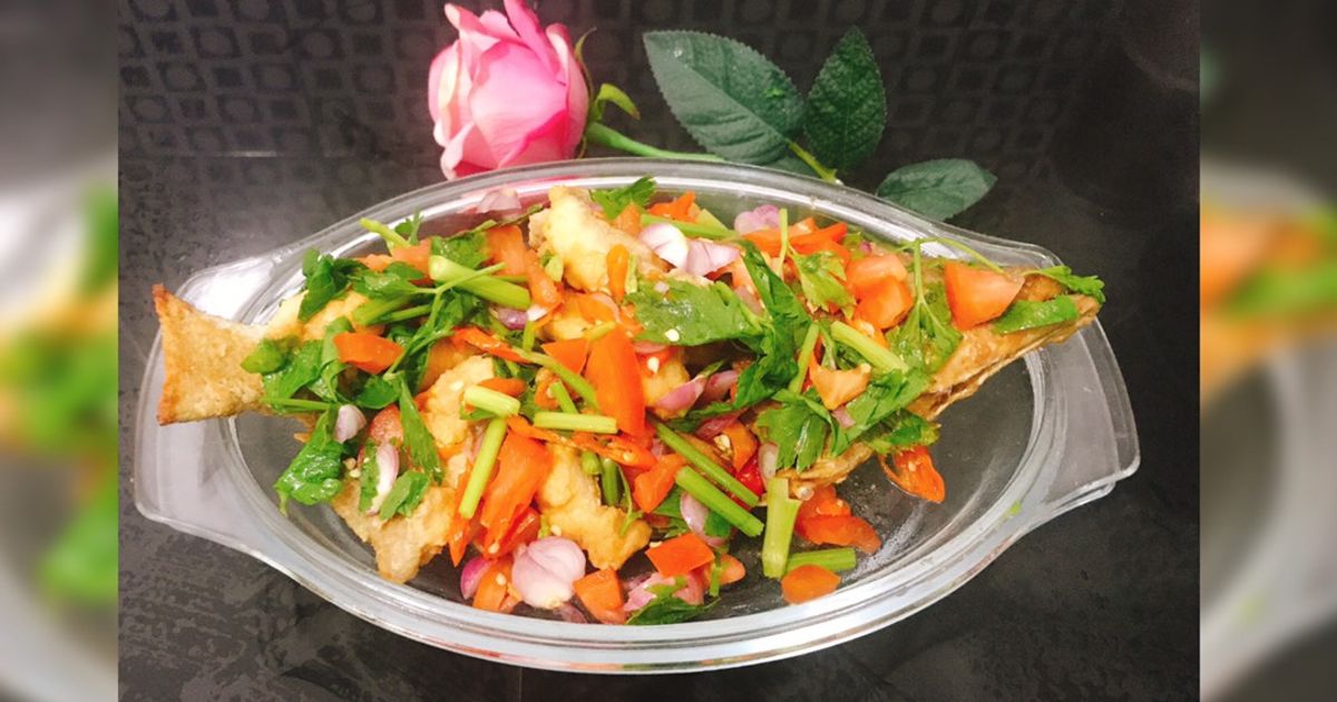 Resep Ikan Gurame Merah Goreng Dengan Sauce Cocol oleh Win’s - Cookpad