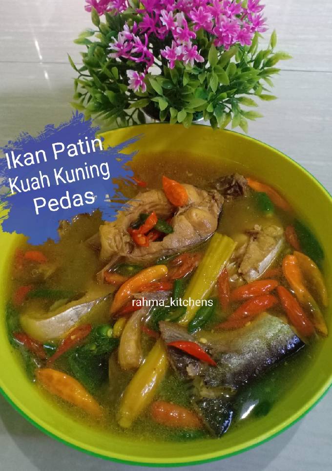 Resep Ikan Patin Kuah Kuning Pedas oleh Rahma_Bunda Radit & Rafa - Cookpad