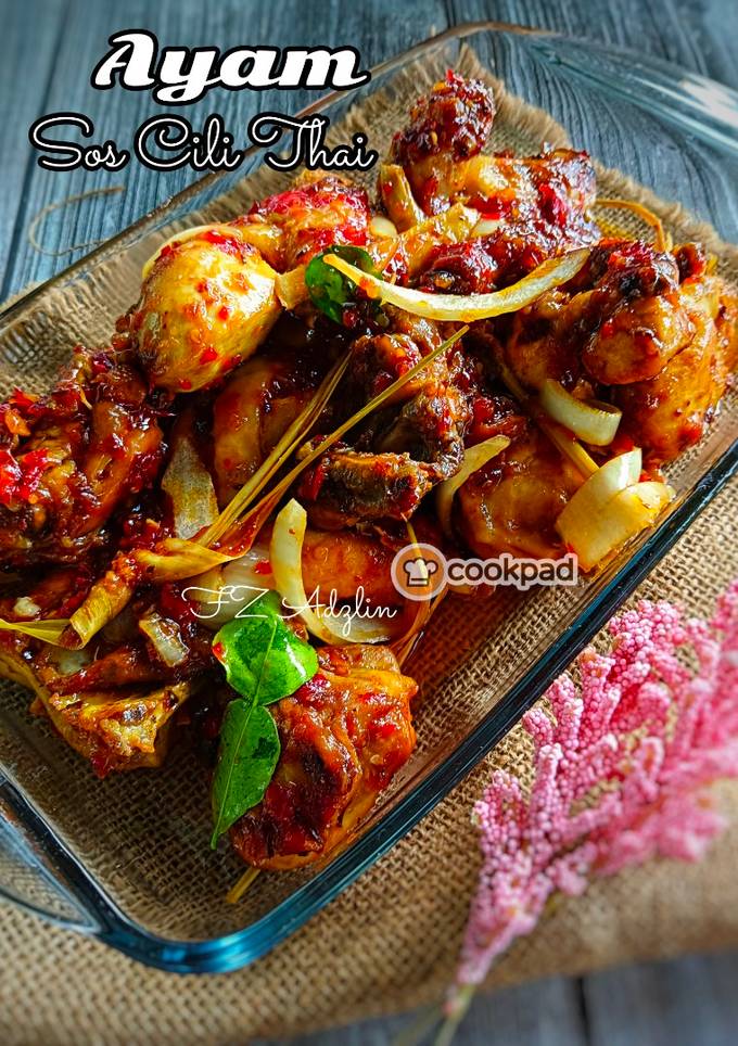 Resipi Ayam Sos Cili Thai oleh FZ Adzlin - Cookpad