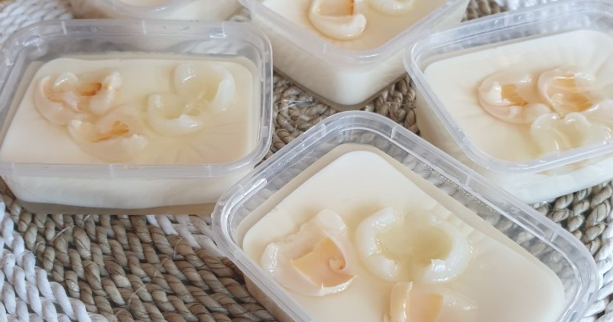 Resep Puding Lychee & Longan oleh Chenchen - Cookpad