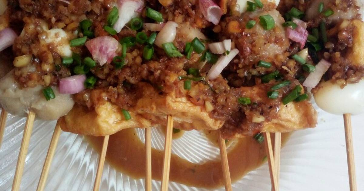 Resep Sate bakso tahu telur oleh Meylan - Cookpad