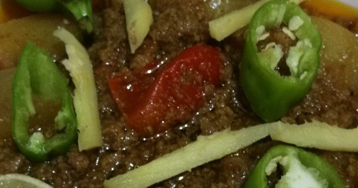 Makhni Alo Qema Recipe by Ashi Ashi - Cookpad