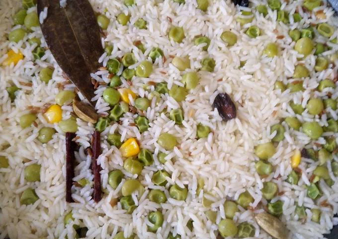 Mater pulao (peas rice) Recipe by shravani j - Cookpad