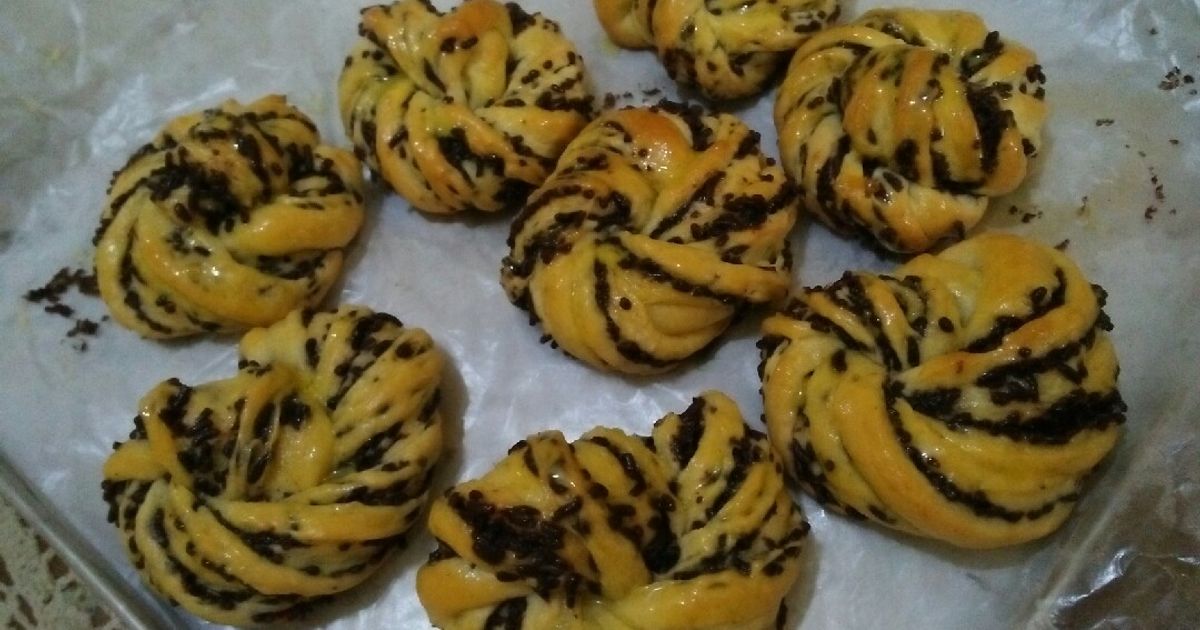 Resep Roti Bunga Meses Coklat oleh Riana Agustina - Cookpad