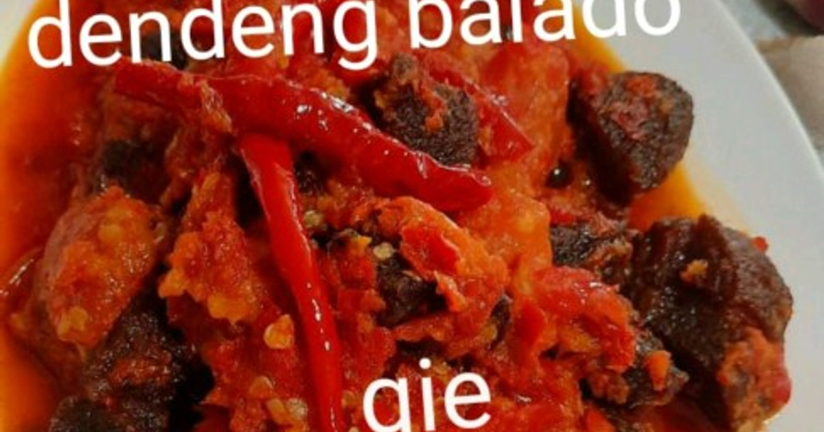 Resep Dendeng Balado Ala Resto Padang oleh Gie - Cookpad