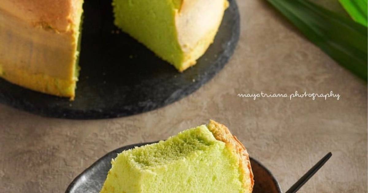 Resep Sifon Pandan oleh Maya Triana - Cookpad