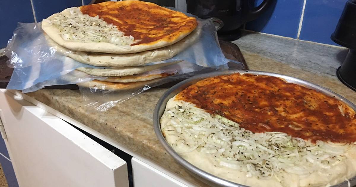 Pizza con harina pureza - 144 recetas caseras- Cookpad