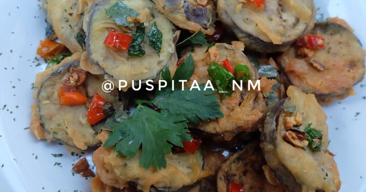 Resep Terong Cabe Garam oleh Puspitaa_nm - Cookpad