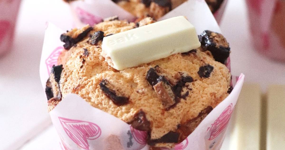 Muffins de kit kat Receta de elpucheretedemari- Cookpad