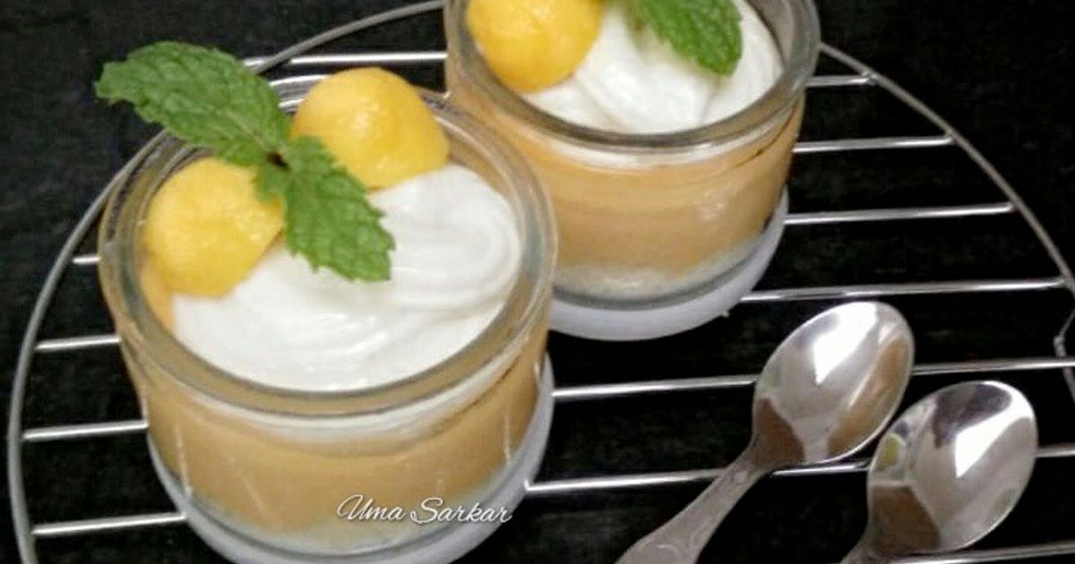Mango Jar Cheese Cake Recipe by Uma Sarkar - Cookpad
