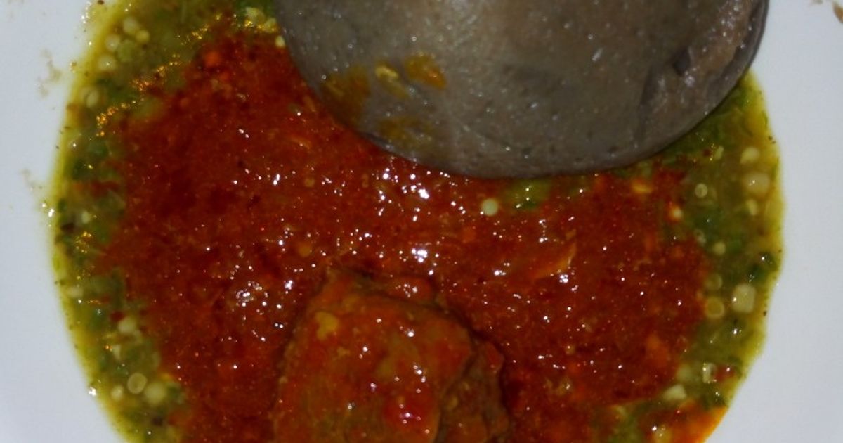Tuwon Amala With Okro (Kubewa) Recipe by Chef Deezahbawa - Cookpad