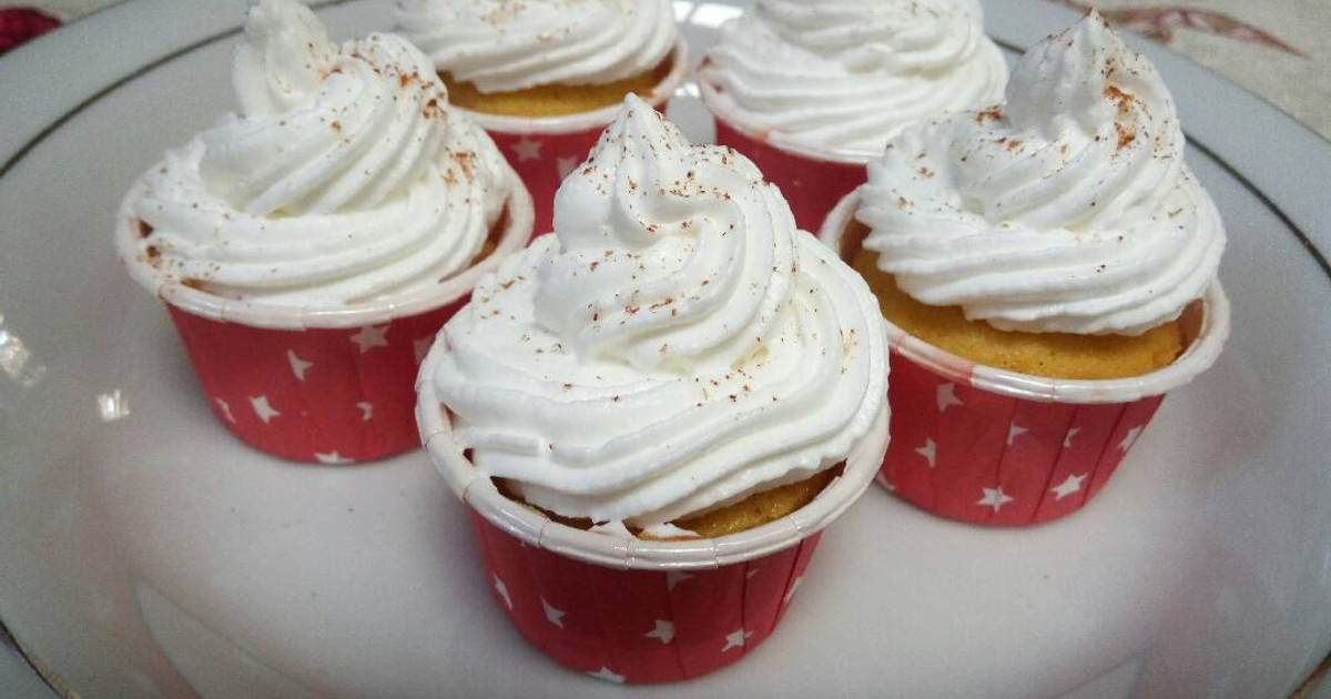 Resep Cupcake Labu Kuning (Pumpkin Cupcake) oleh mamacikaemir - Cookpad