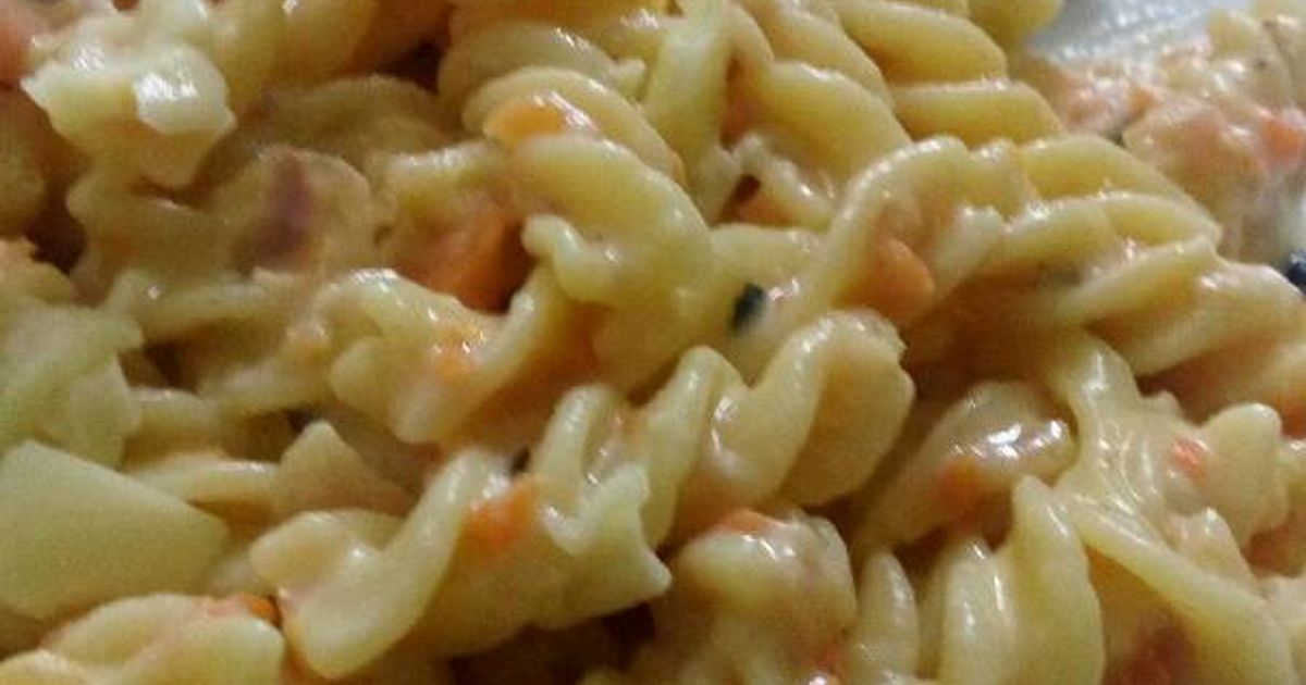 Fusilli Pasta In White Sauce Recipe by Aswathy Achu - Cookpad