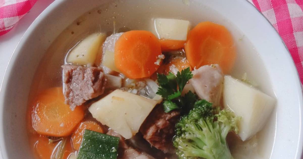 Resep Soup Daging dan Bakso oleh Herlyna Dhitian - Cookpad