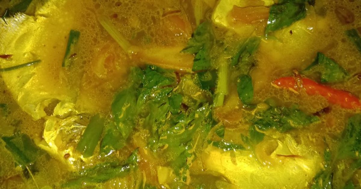 Resep ikan laut kuah kuning kemangi rumahan enak dan mudah - Cookpad