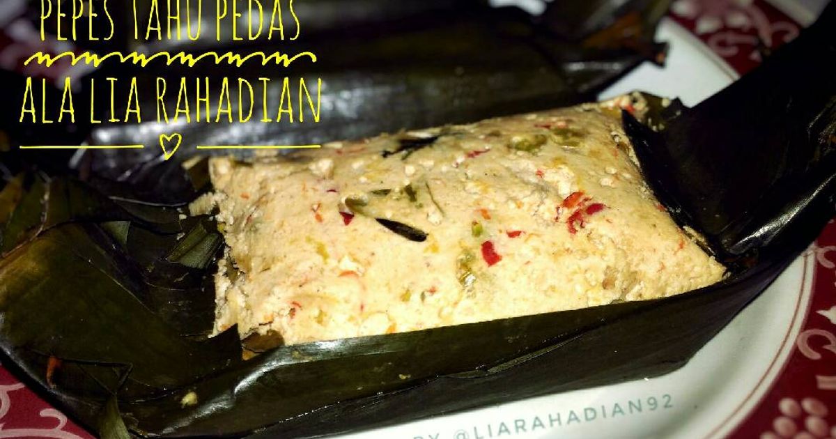 Resep #012. Pepes Tahu Pedas Momica oleh Apron's Momica (Liarahadian ...