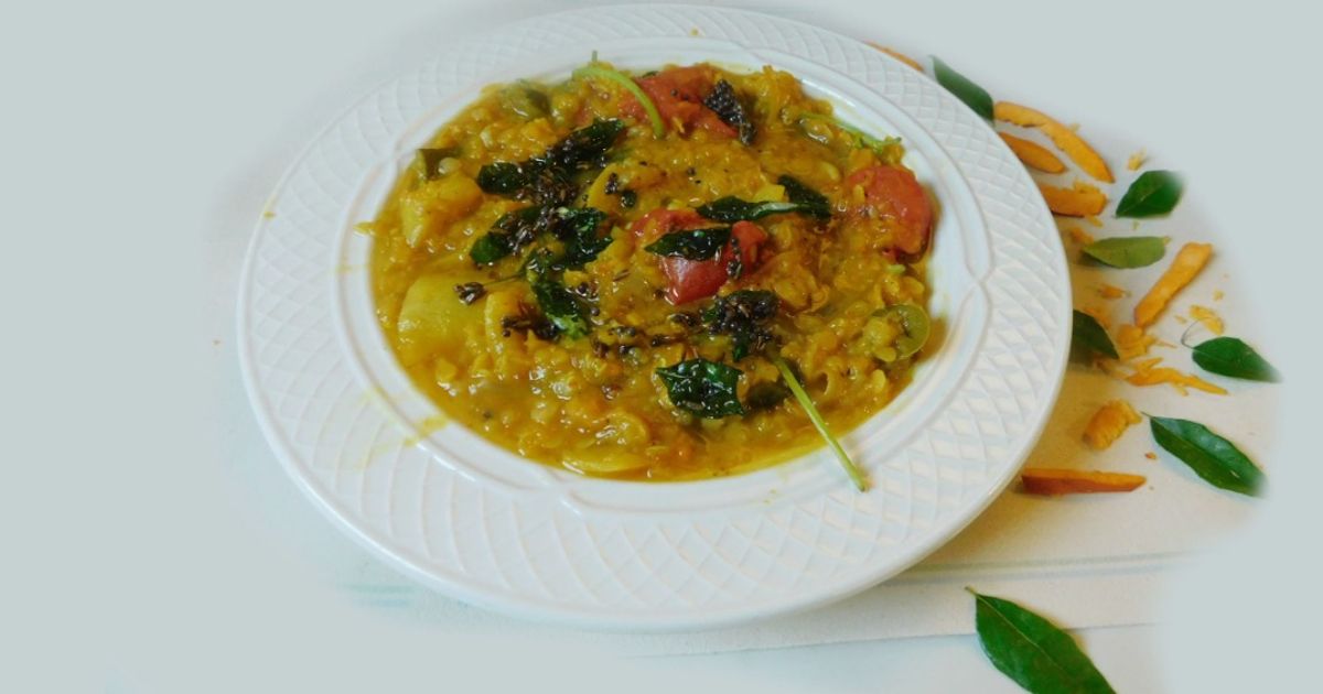 Colorful Masoor Dhal Multi Veg Koottu Recipe by Lakshmi Sridharan Ph D ...