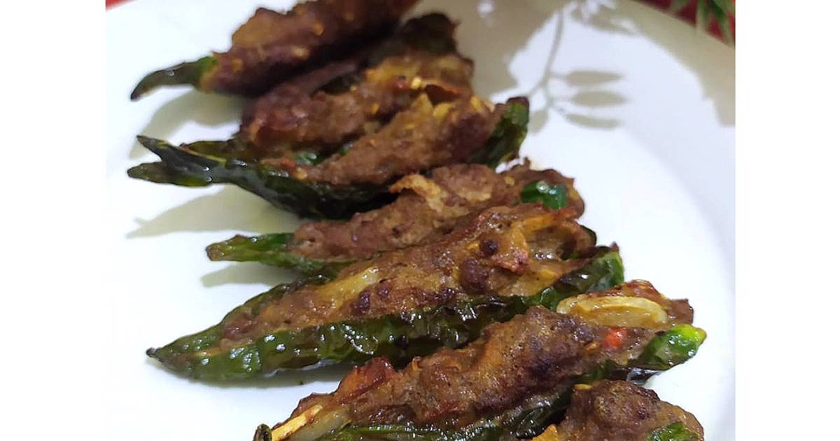 Resep Cabe hijau isi daging giling oleh Putriima - Cookpad