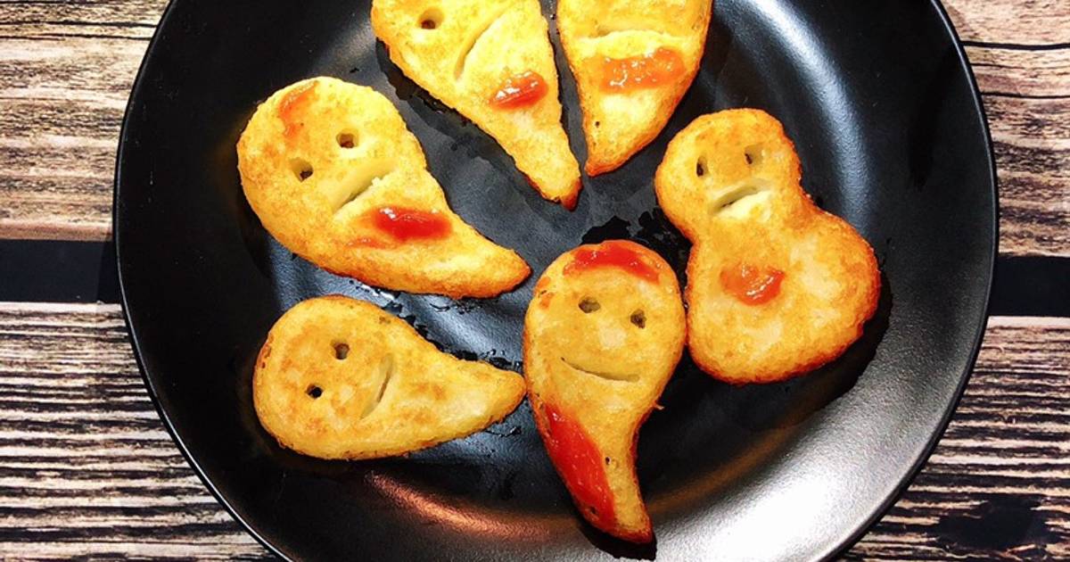 Cách Làm Món Halloween Ghost Potatoes 🎃👻💀 của Rose Truong - Cookpad