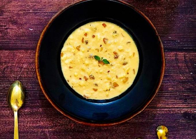 Nolen Gurer Chanar Payesh (Paneer Kheer Using Dates Jaggery) Recipe by ...