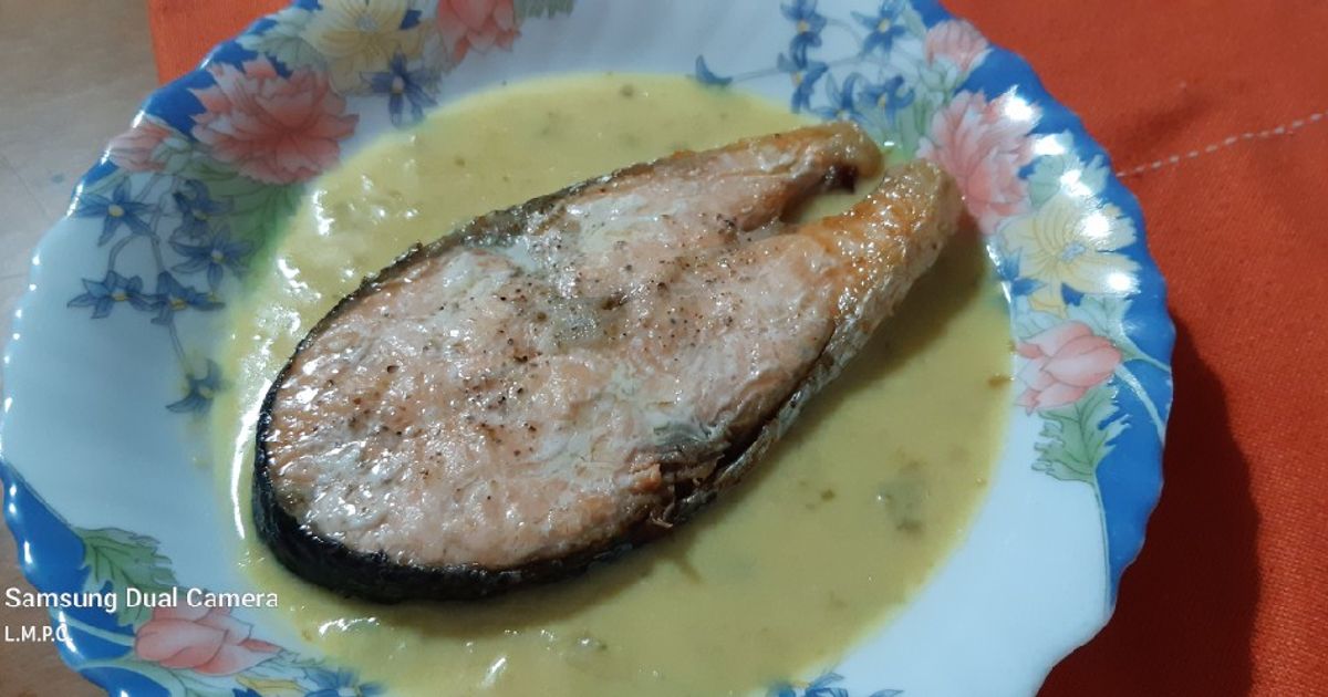 Salmón Con Salsa De Mostaza, Limón Y Alcaparras (Airfryer) Receta de Luz