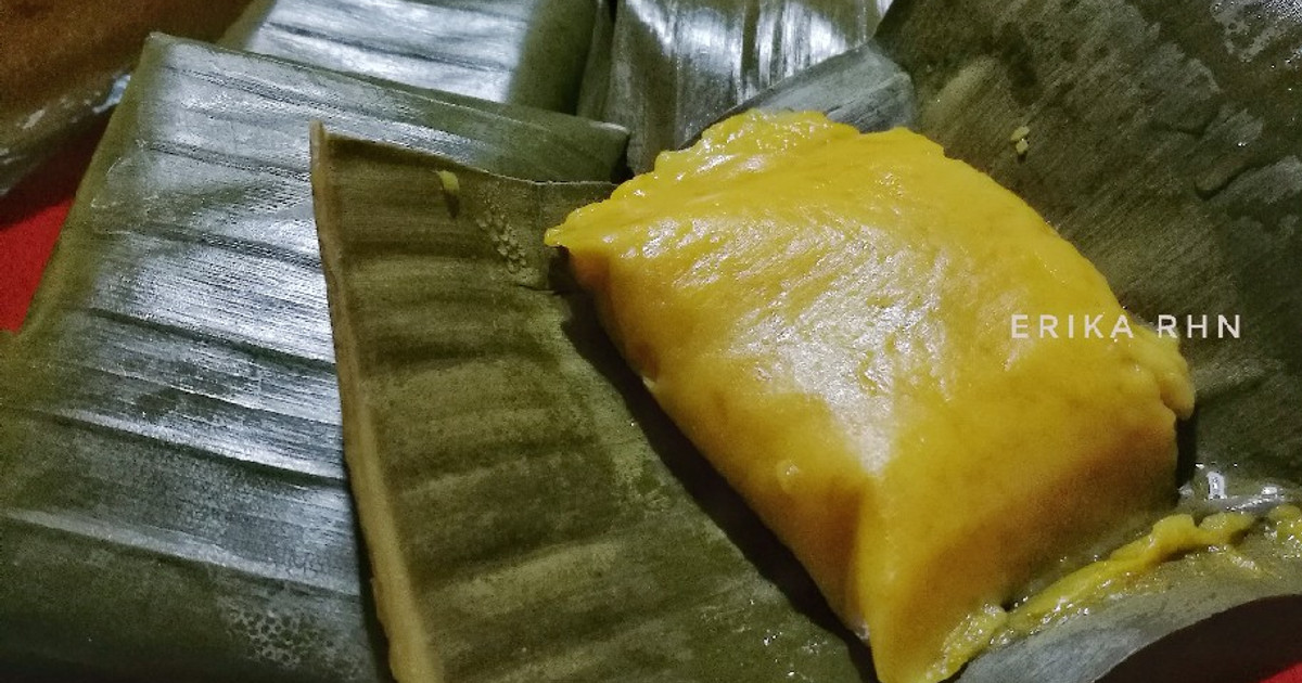 Resep Pais Waluh (Nagasari Labu Kuning) oleh erika rhn - Cookpad