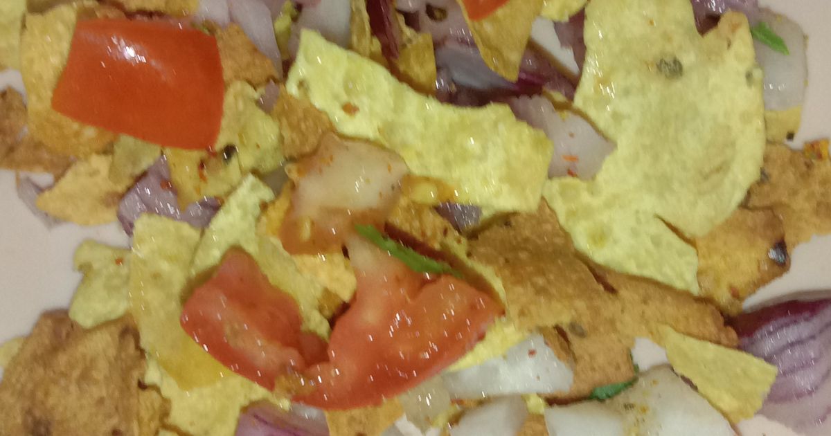 Papad Chaat Recipe by Shreesha - Cookpad