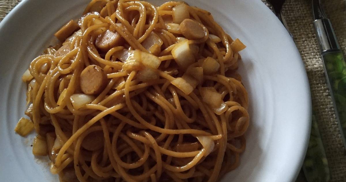 Resep 557.Spaghetti Goreng Mayo oleh Maria Feronika - Cookpad