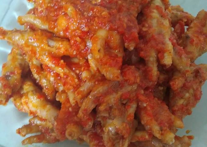 Resep Ceker mercon oleh Mm Shalwa - Cookpad