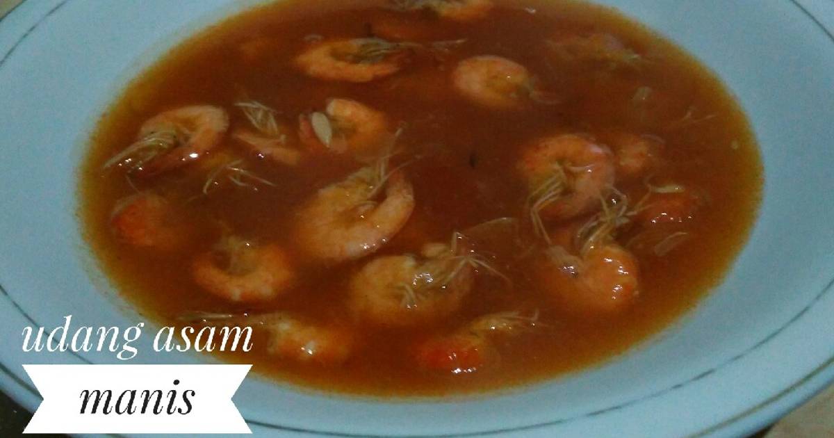 Resep Udang saos asam manis *simple oleh Nona Menull_annuraini - Cookpad
