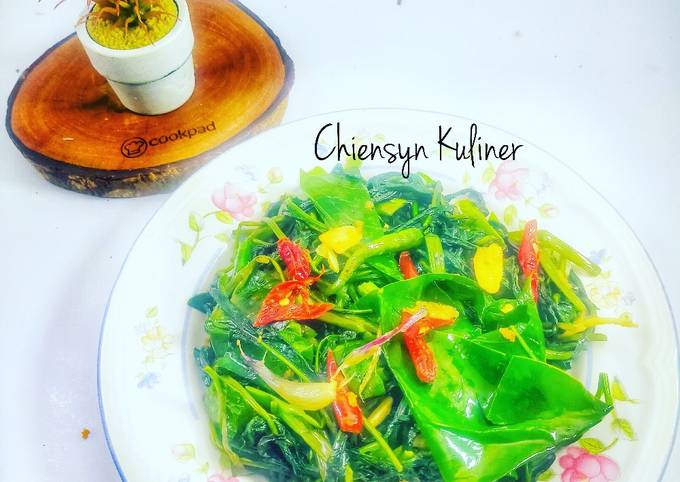 Resep Tumis Kangkung Daun Melinjo Oleh Chiensyn Kuliner Cookpad