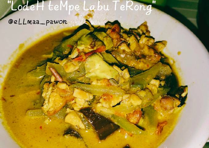 Resep LodeH Buncis Labu teRong tempe tahu oleh Ny. Ellmaa Prasetyawan ...