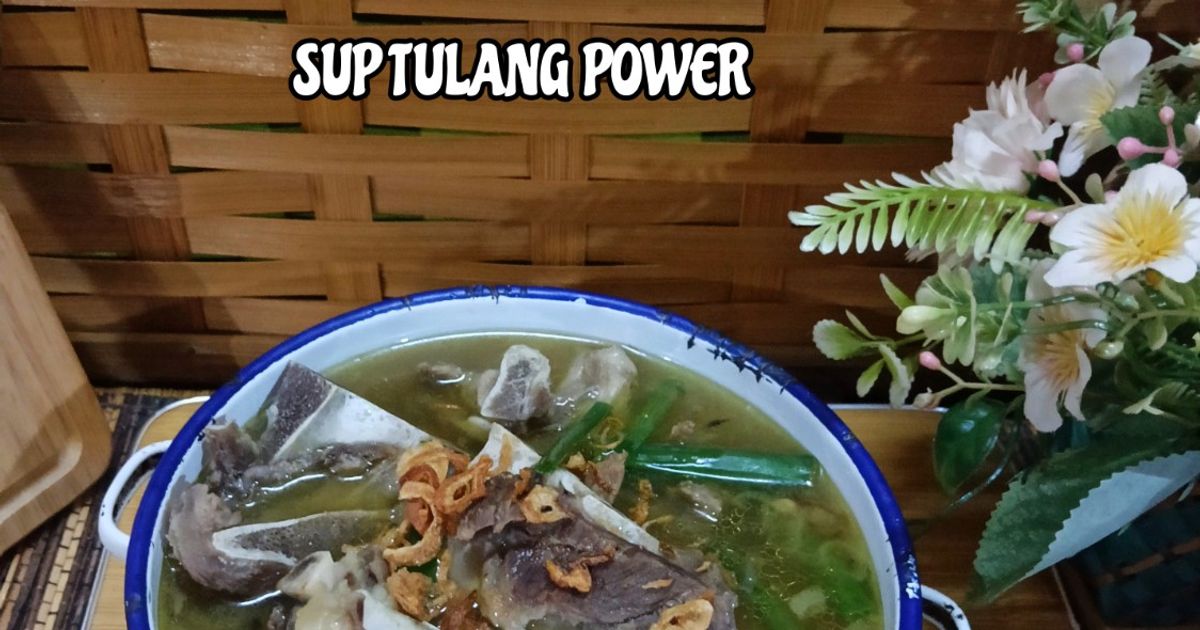 Resipi 18:11:25 Sup Tulang Power oleh Hani Shaimi - Cookpad