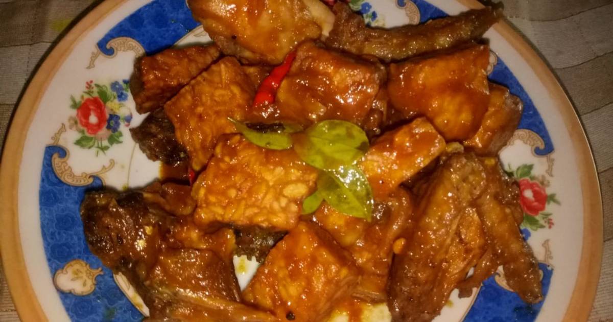 Resep Ayam & tempe semur pedas oleh Rina Afriani - Cookpad