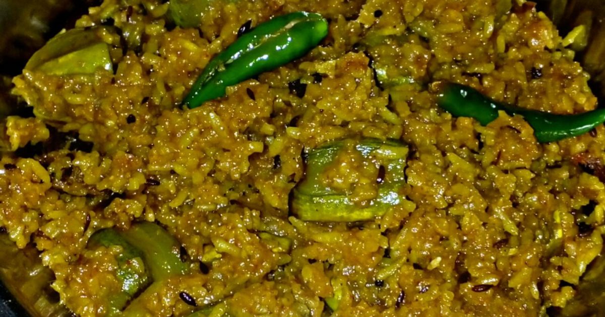 Pointed Gourd With Fragnant Rice (Gobindobhog Rice) Recipe by Tanima ...