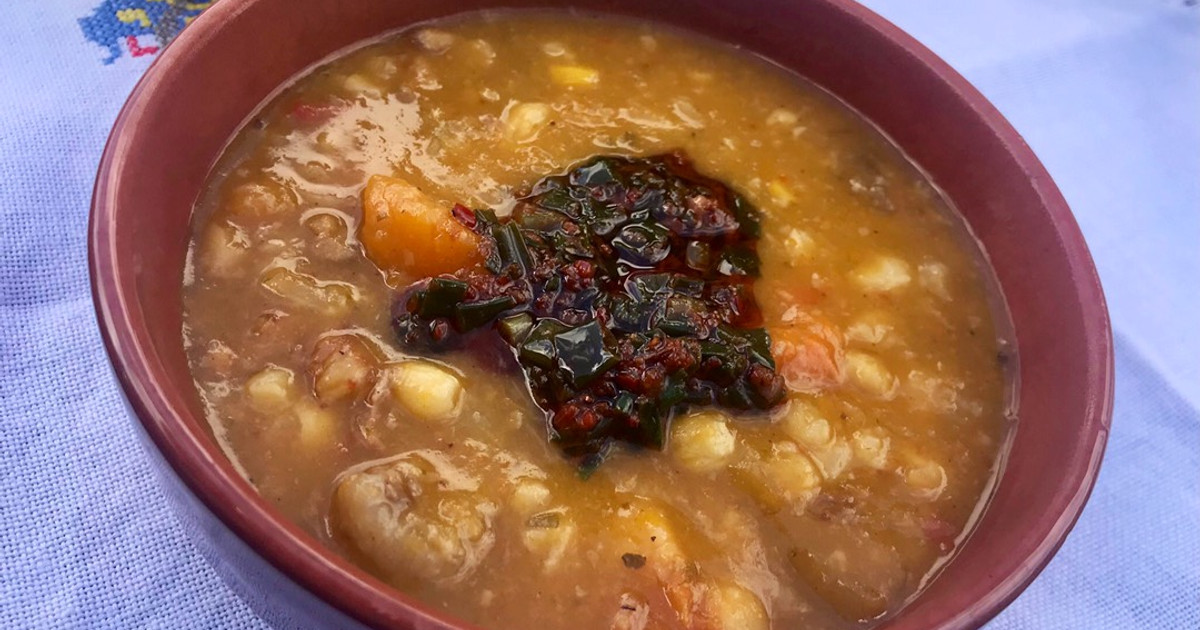 Locro Argentino By Alicia Receta de Alicia Yunis- Cookpad